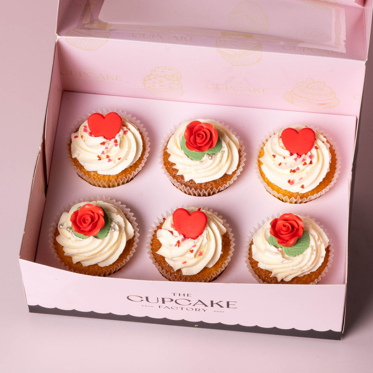 Valentine's Day Cupcakes x 12 | Order Now | The Cupcake Factory – The ...