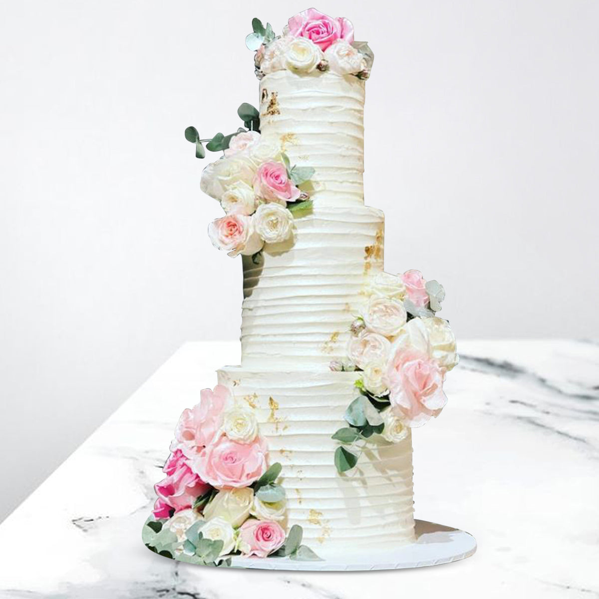 Three Tier Floral Cake | Order Online Now | The Cupcake Factory – The ...