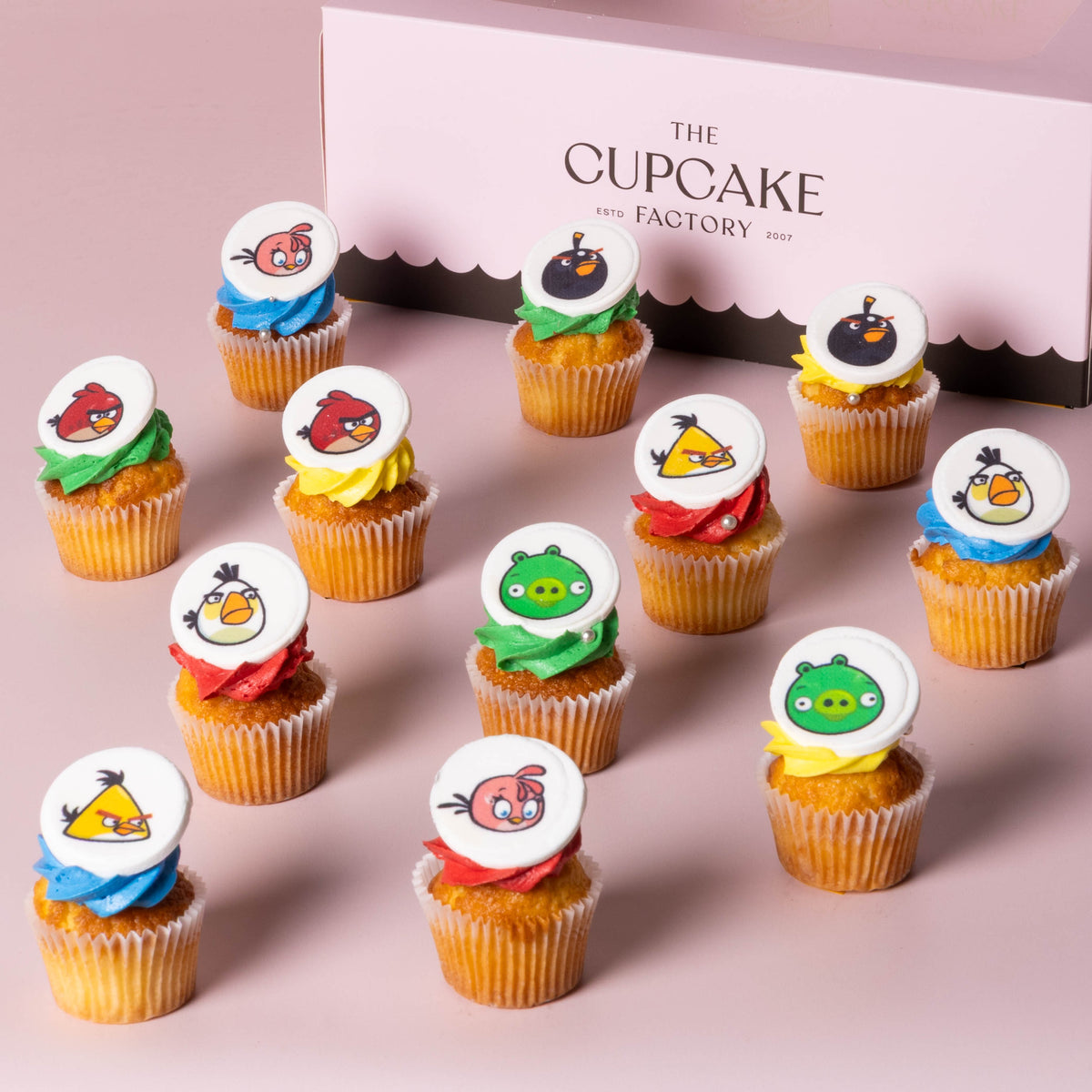 Angry Birds Mini Cupcakes – The Cupcake Factory