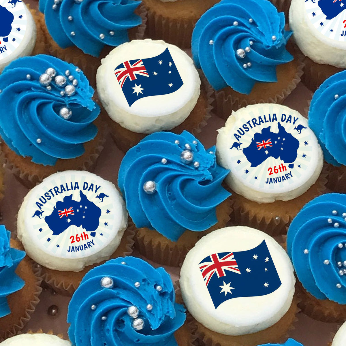 Australia Day Cupcakes - Box of 12 – The Cupcake Factory