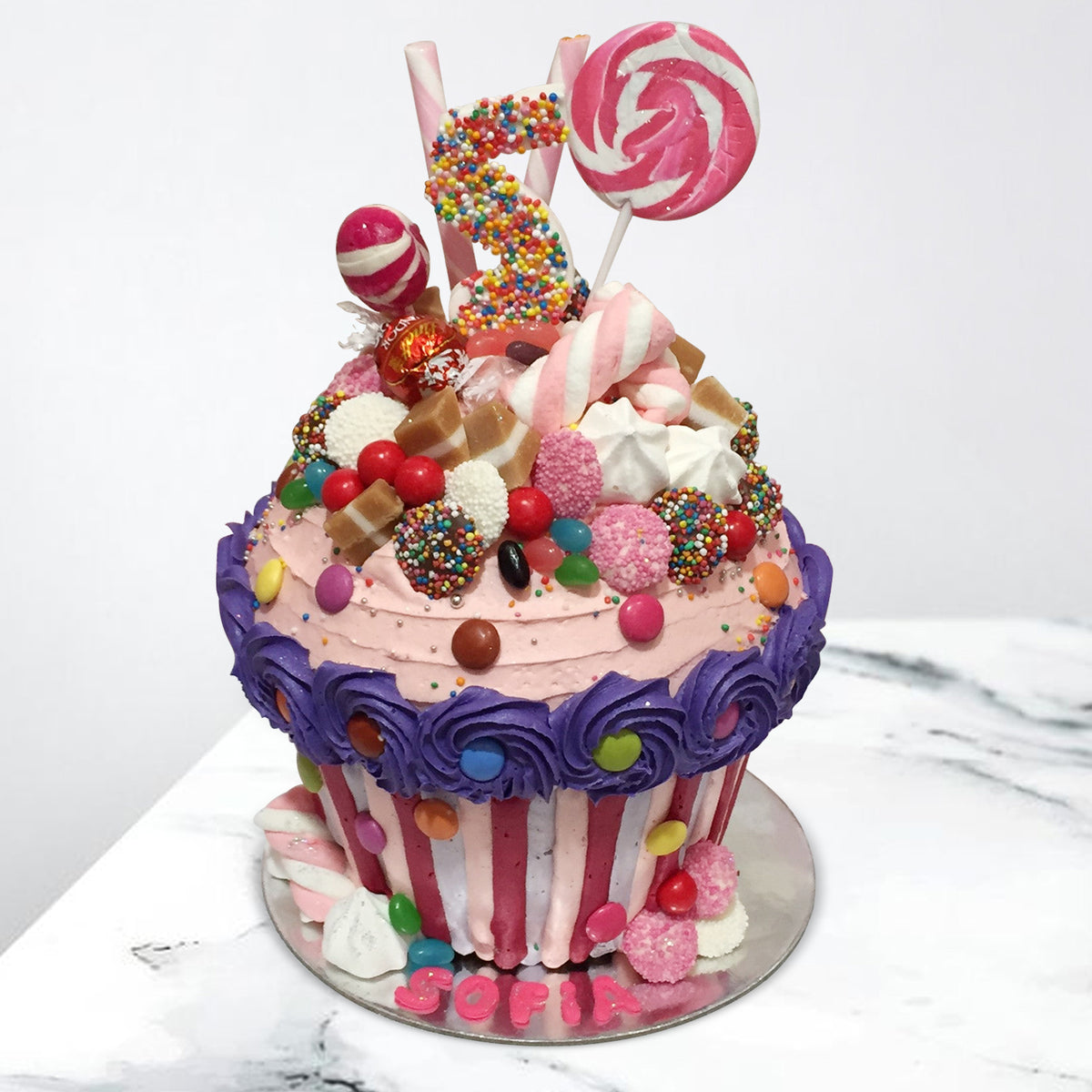 Candy Land Pink Giant Cupcake – The Cupcake Factory