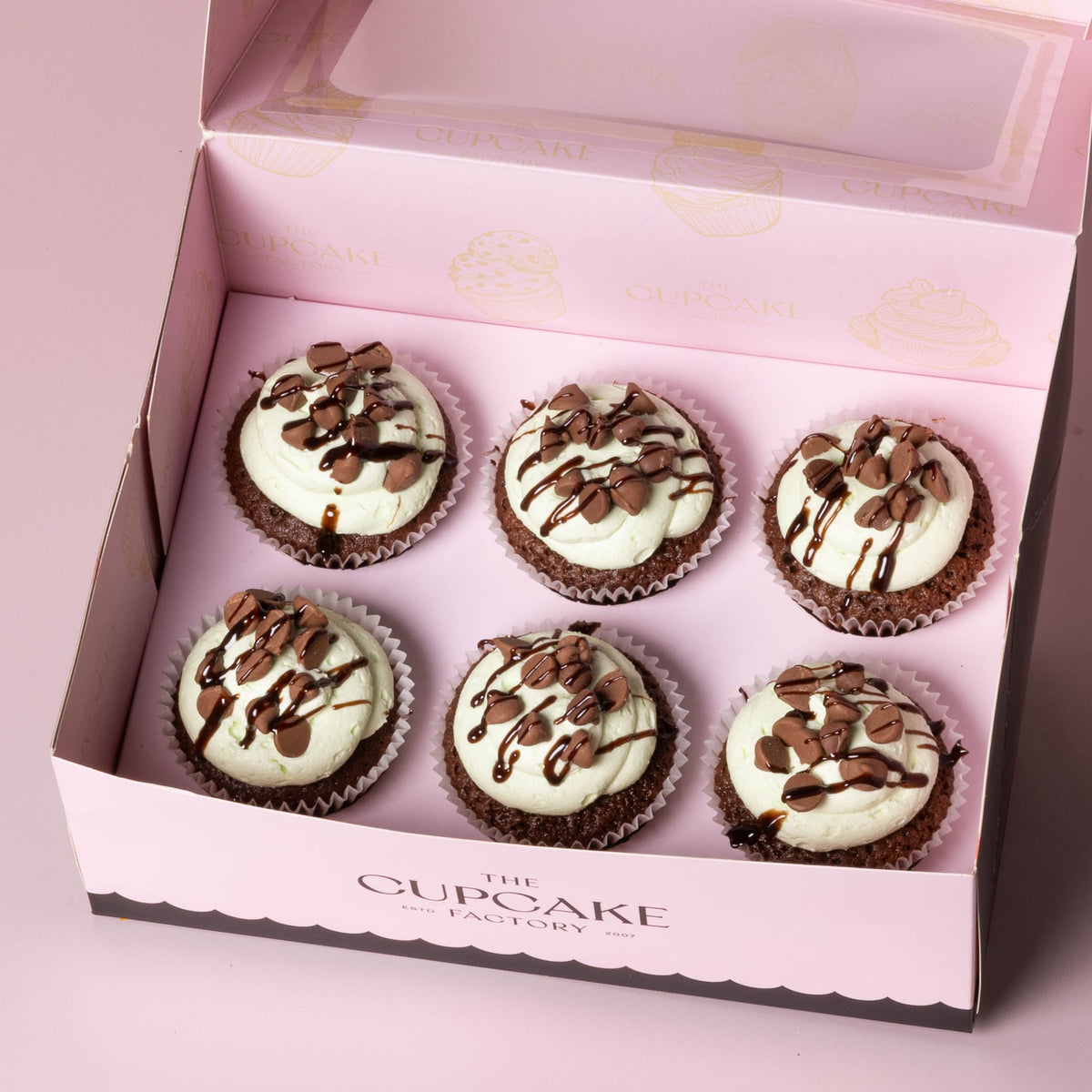 Choc Mint Drop Cupcakes – The Cupcake Factory