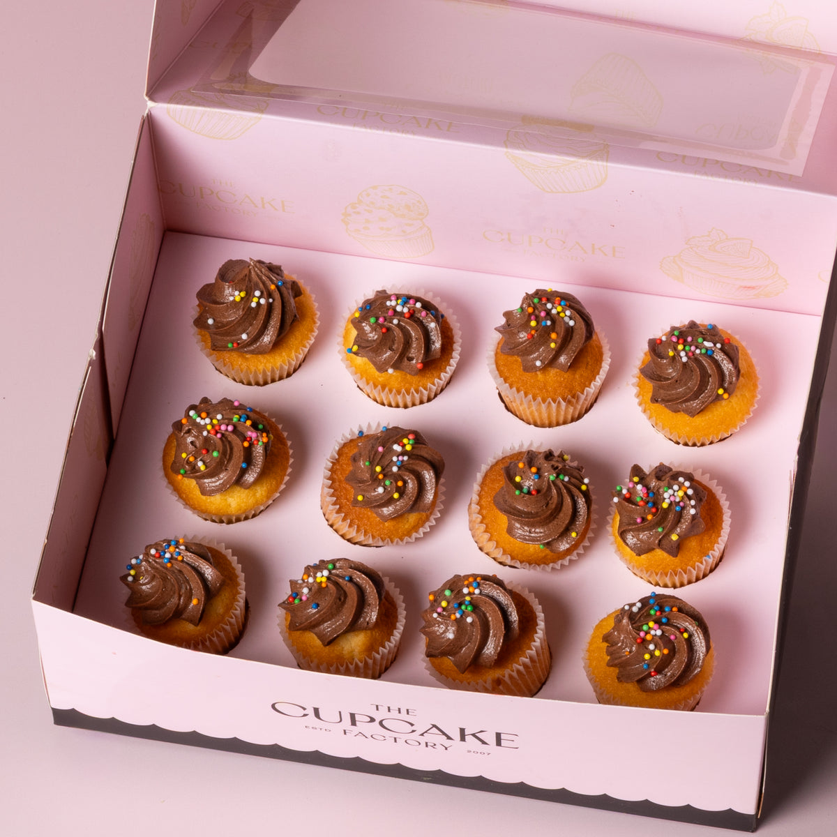Chocolate Sprinkle Mini Cupcakes – The Cupcake Factory