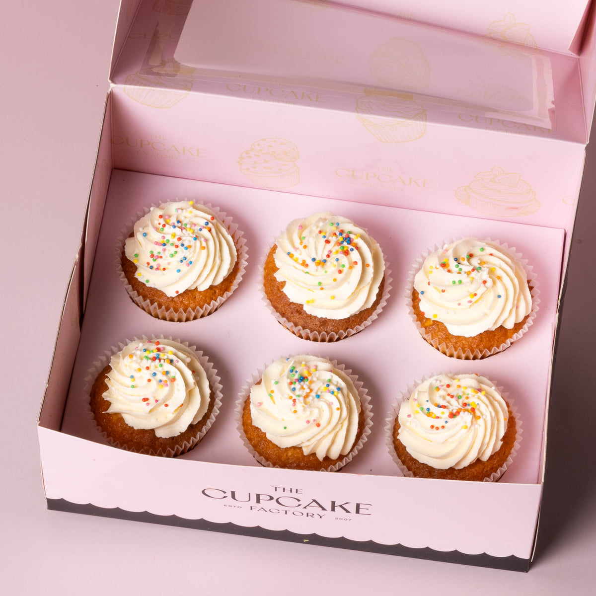 Vanilla Sprinkle Cupcakes – The Cupcake Factory