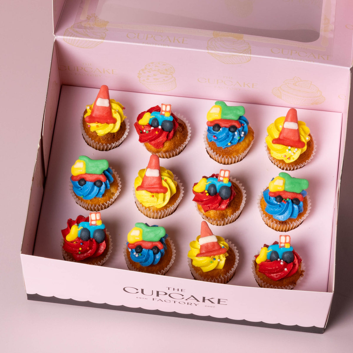 Construction Regulars x 12 | Order Now | The Cupcake Factory – The ...