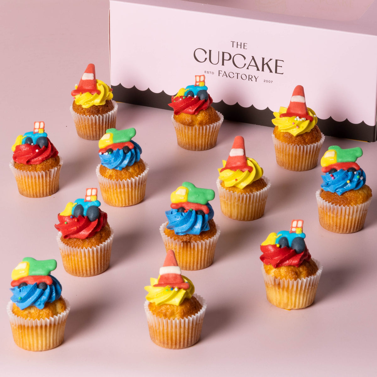 Construction Regulars x 12 | Order Now | The Cupcake Factory – The ...