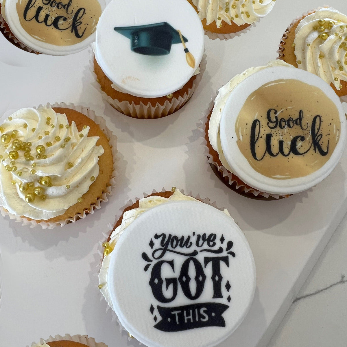 Good Luck HSC Students Cupcakes x 12 – The Cupcake Factory
