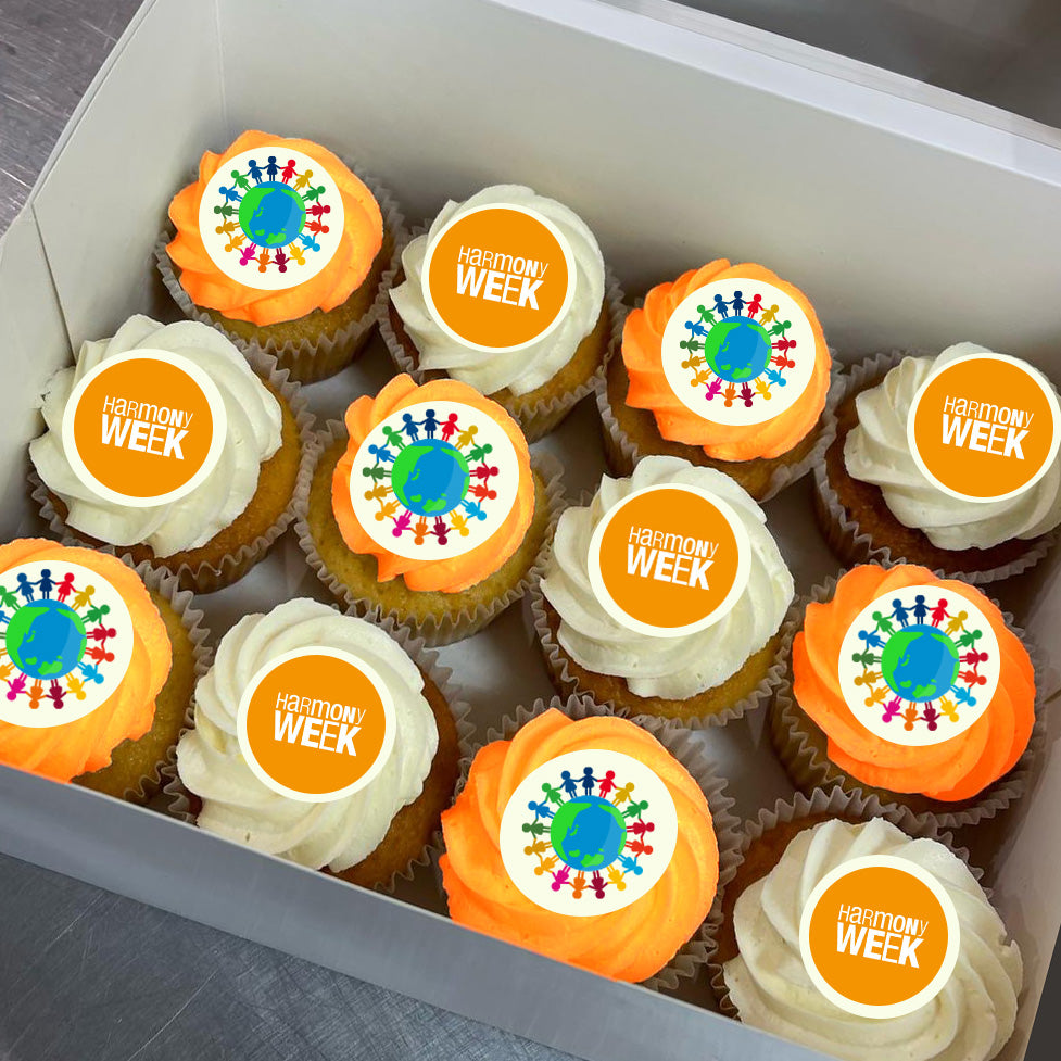 Harmony Week Cupcakes x 12 – The Cupcake Factory