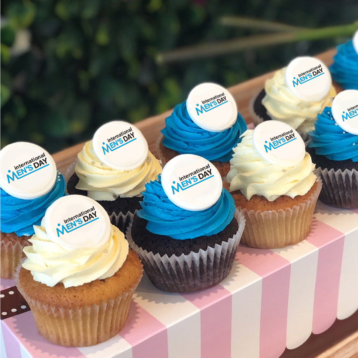 International Men's Day Cupcakes x 12 – The Cupcake Factory
