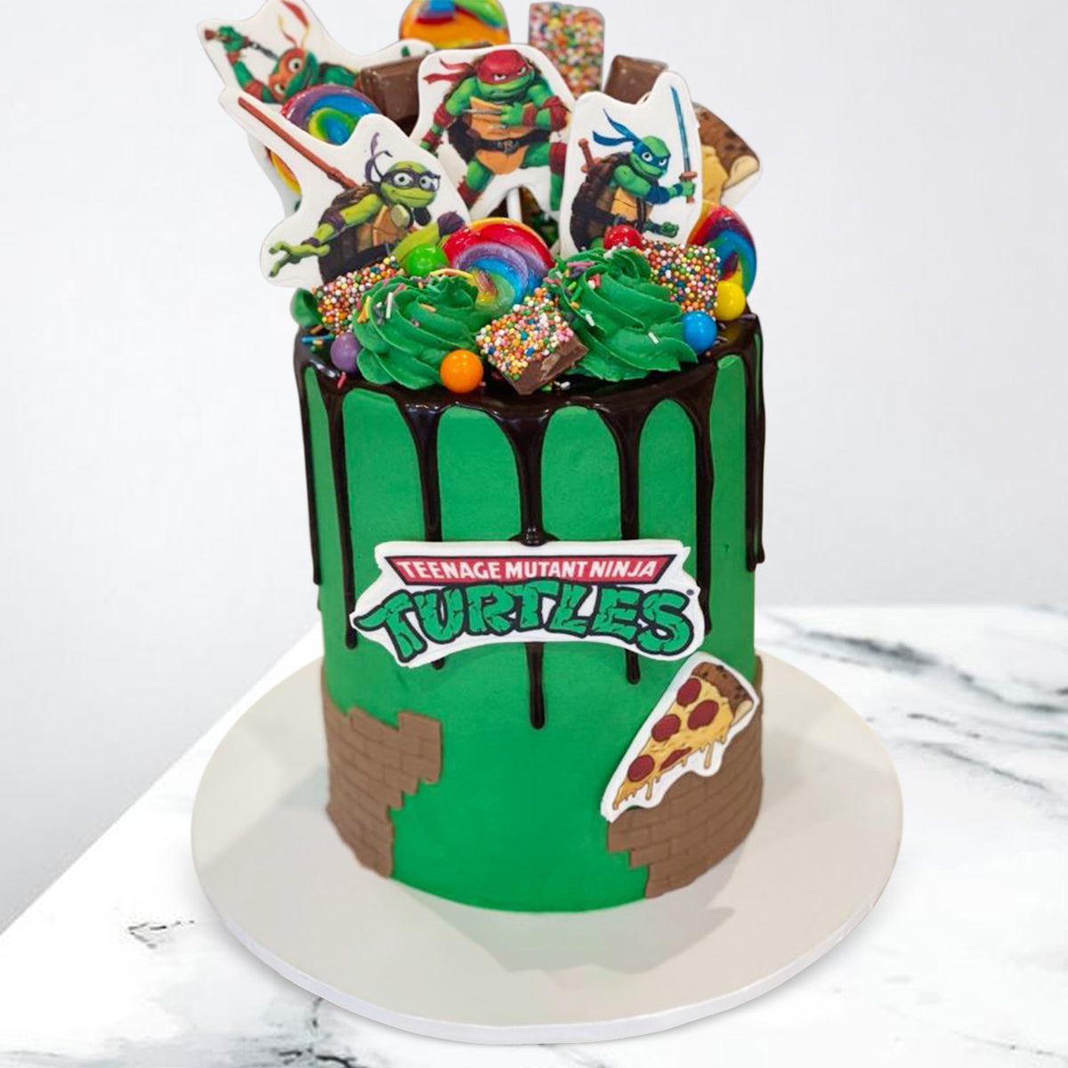 Ninja Turtles Drip Cake | Order Online | The Cupcake Factory – The ...