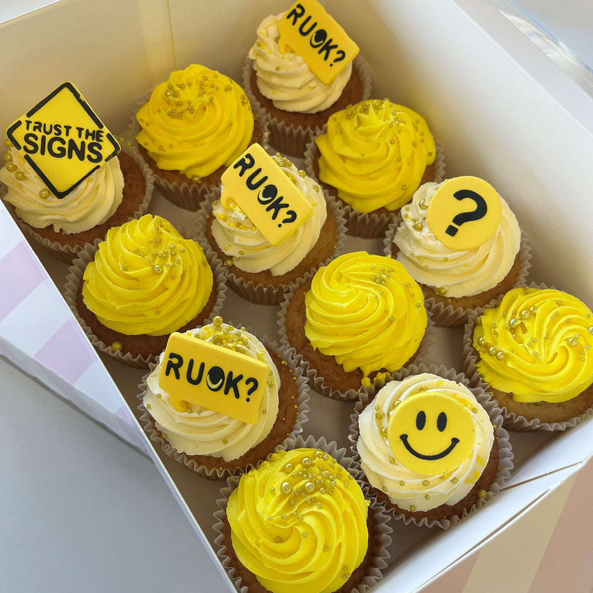 R U OK Day Cupcakes - 12 – The Cupcake Factory