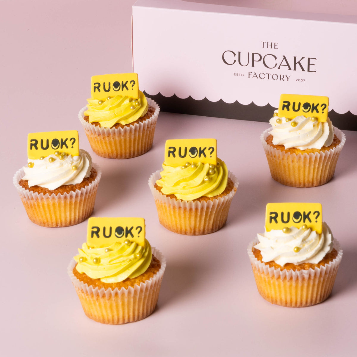 R U OK? Day Cupcakes | Order Now | The Cupcake Factory – The Cupcake ...