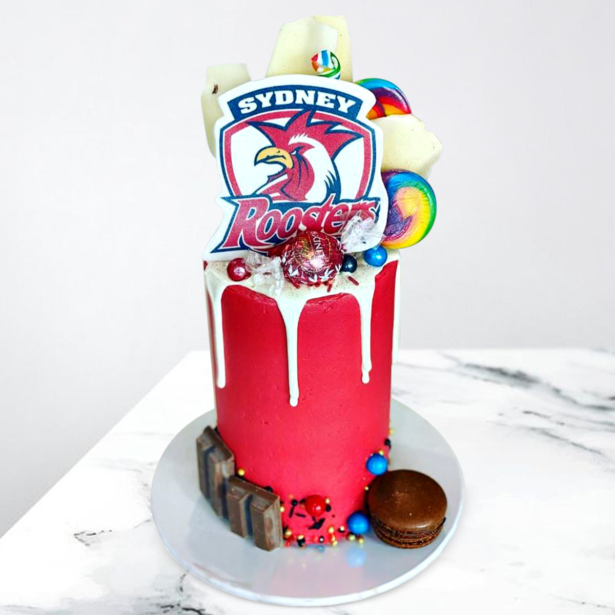 Roosters Drip Cake – The Cupcake Factory
