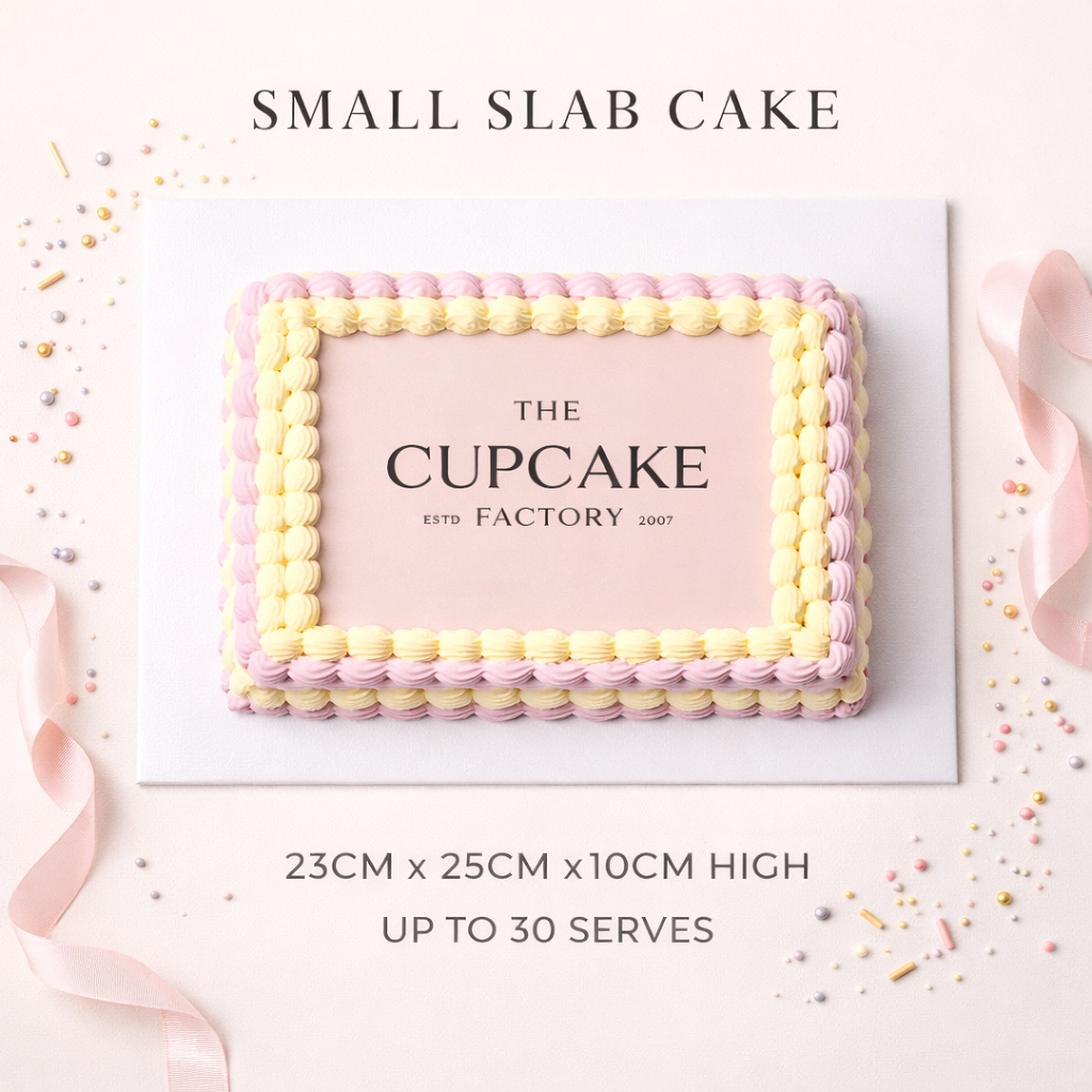 Custom Image Slab Cake | Order Now | The Cupcake Factory – The Cupcake ...