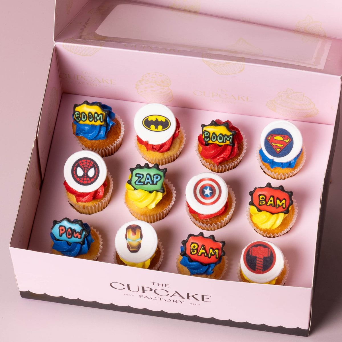 Superhero Mini Cupcakes – The Cupcake Factory