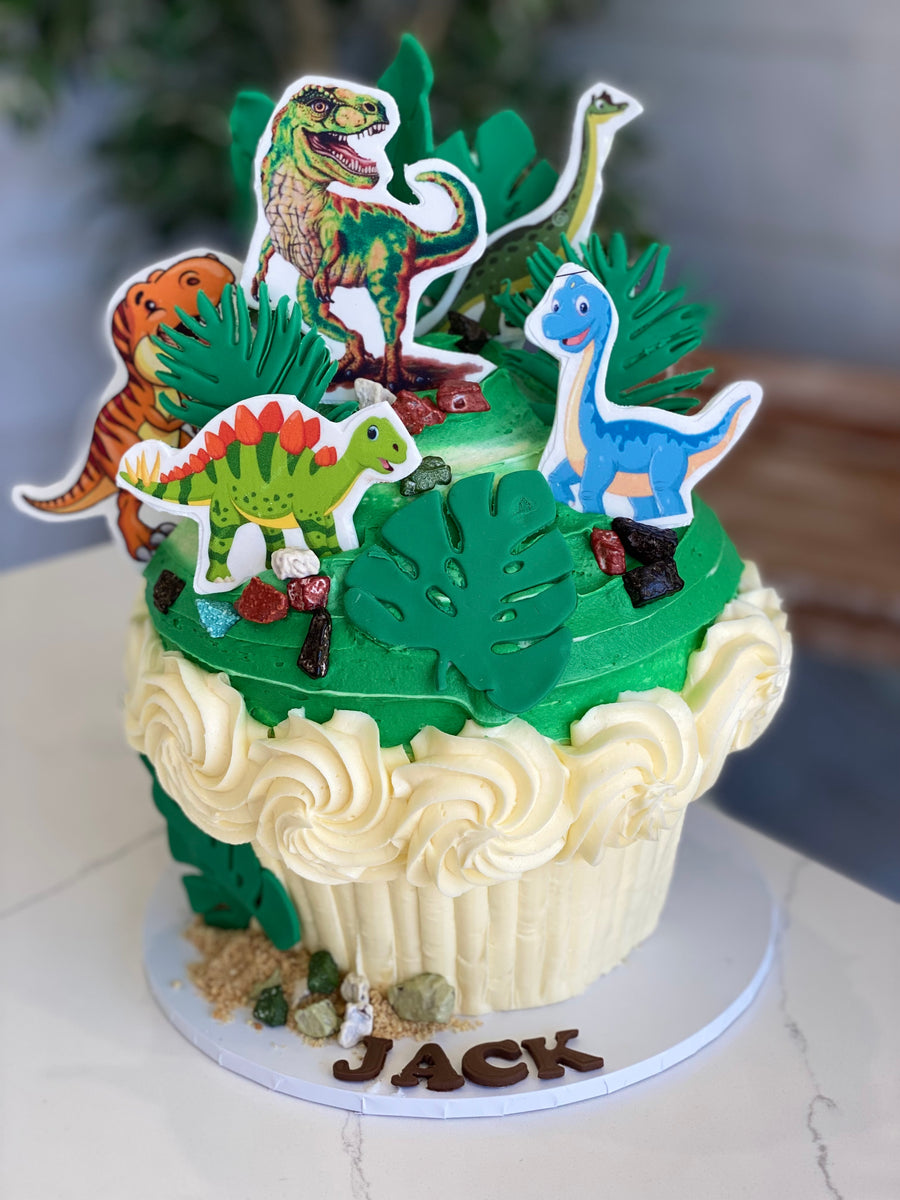 Dinosaur Theme Maxi Cake – The Cupcake Factory