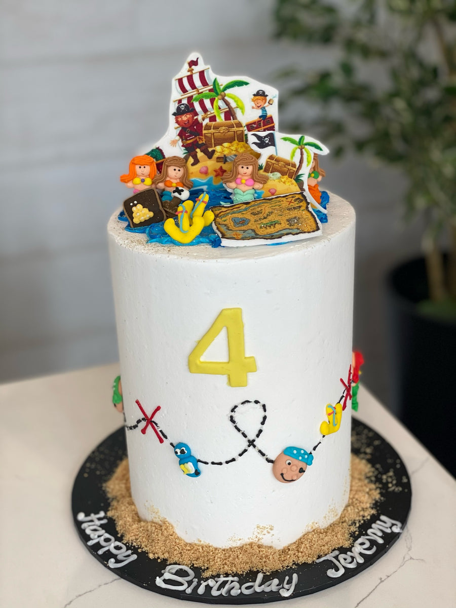 Pirate themed cake – The Cupcake Factory