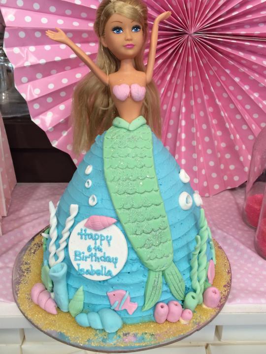 Mermaid Doll Cake – The Cupcake Factory